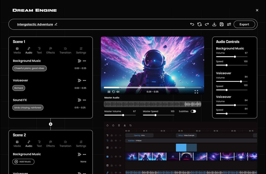 AI Video Creator for Stunning Videos | Dream Engine